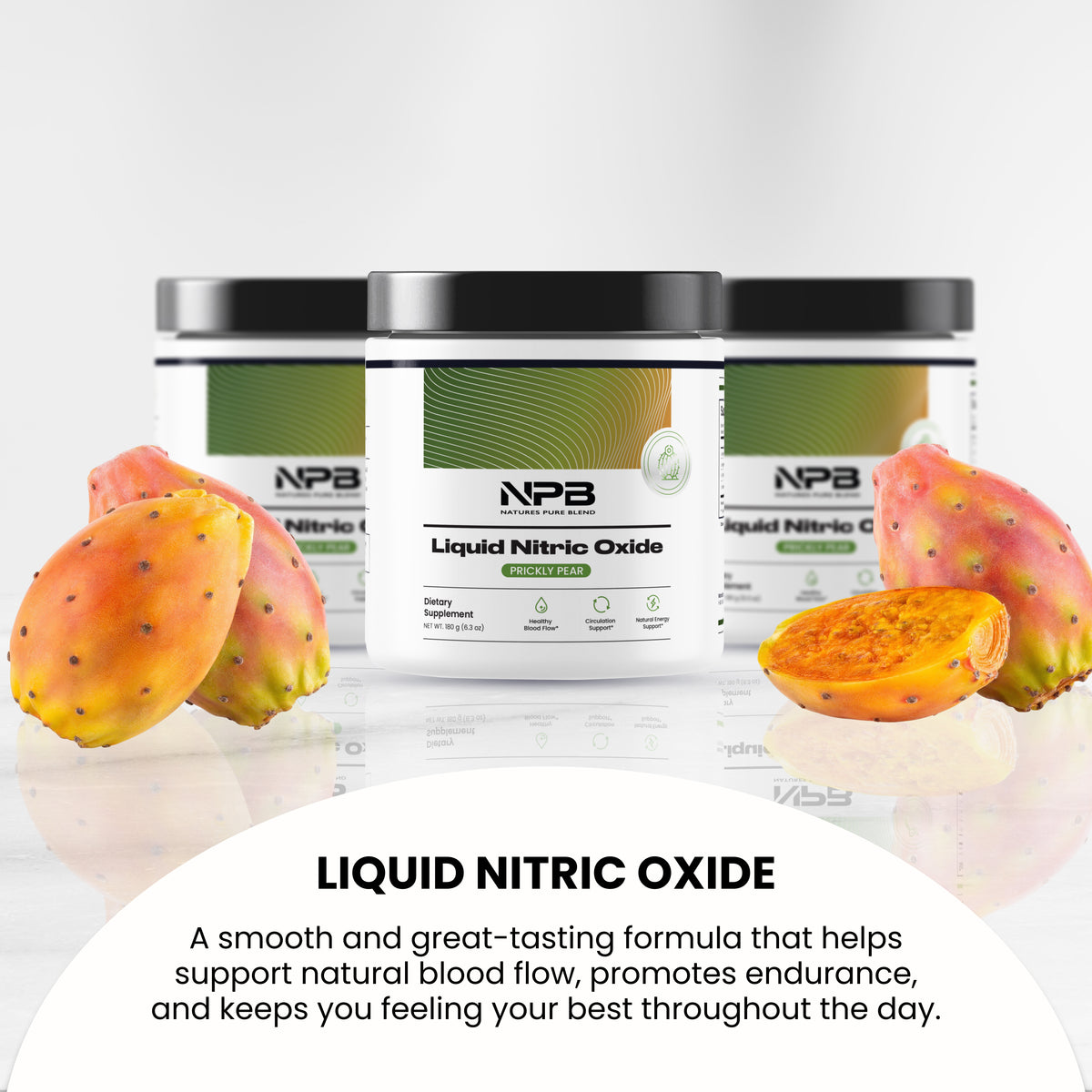 Liquid Nitric Oxide (Prickly Pear 3 Pack) – Natures Pure Blend